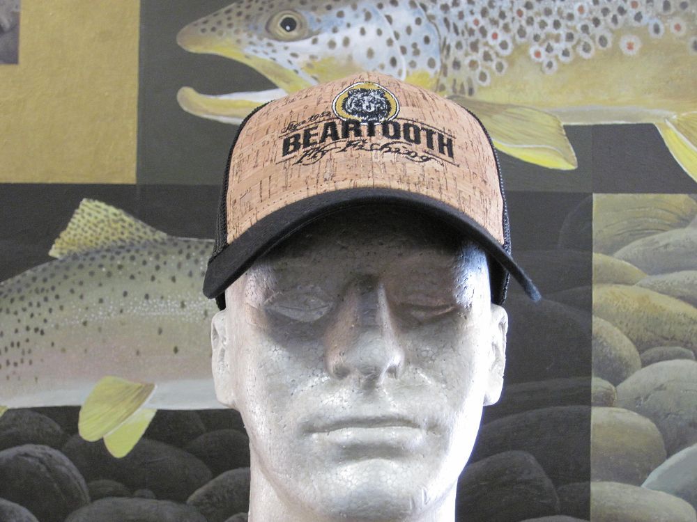 Trucker Cork Cap w/Logo - Beartooth Flyfishing